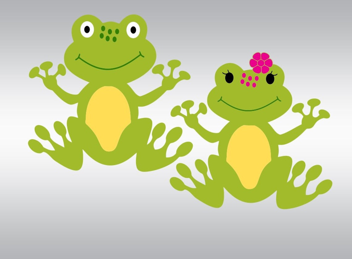 Frog Svg Frog Clipart Cute Frog Svg Toad Svg Frog Prince - Etsy