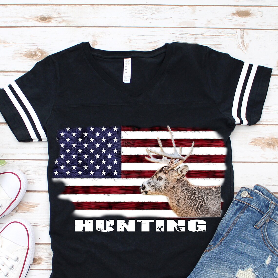 Hunting Sublimation Design Deer Hunting Png American Flag - Etsy