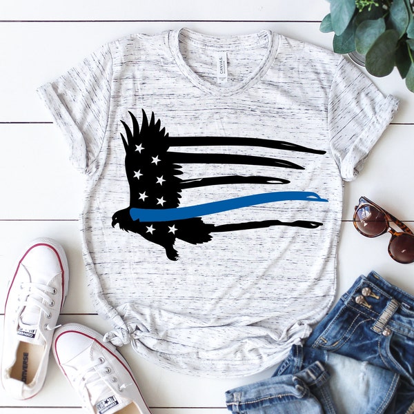 Thin Blue Line Eagle - Etsy
