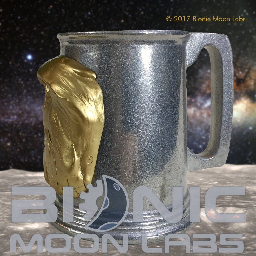Galactic Eagle Head Mug Prop Replica - Etsy