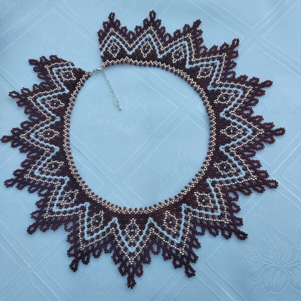 Beaded Collar - Etsy