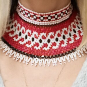 Beaded Collar «CLEOPATRA» - Etsy