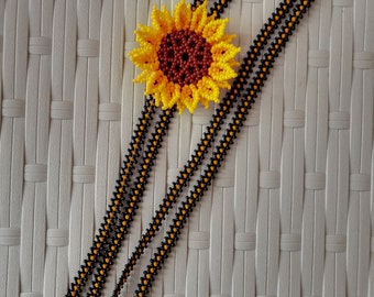 Beaded Sunflower - Etsy