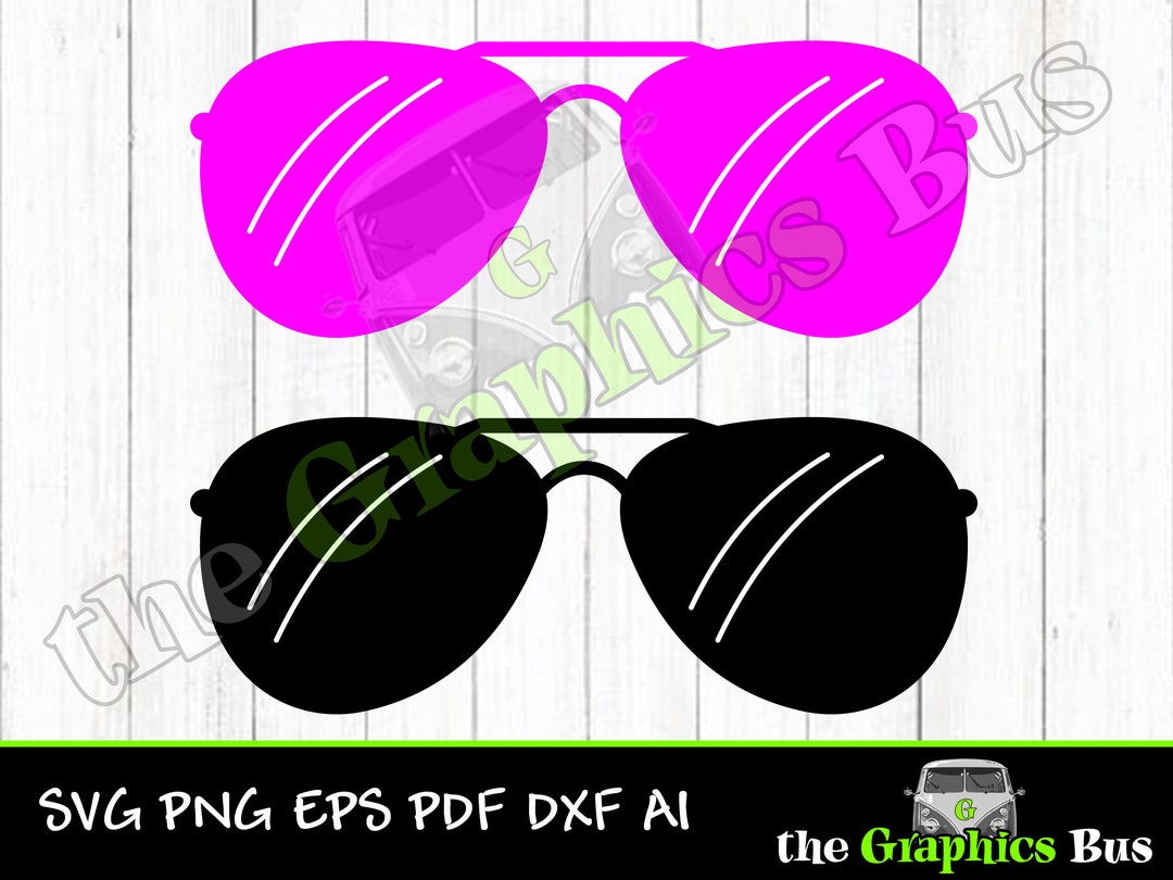 Aviator Sunglasses SVG for Commercial Use, Pilot Glasses Summer, Top ...