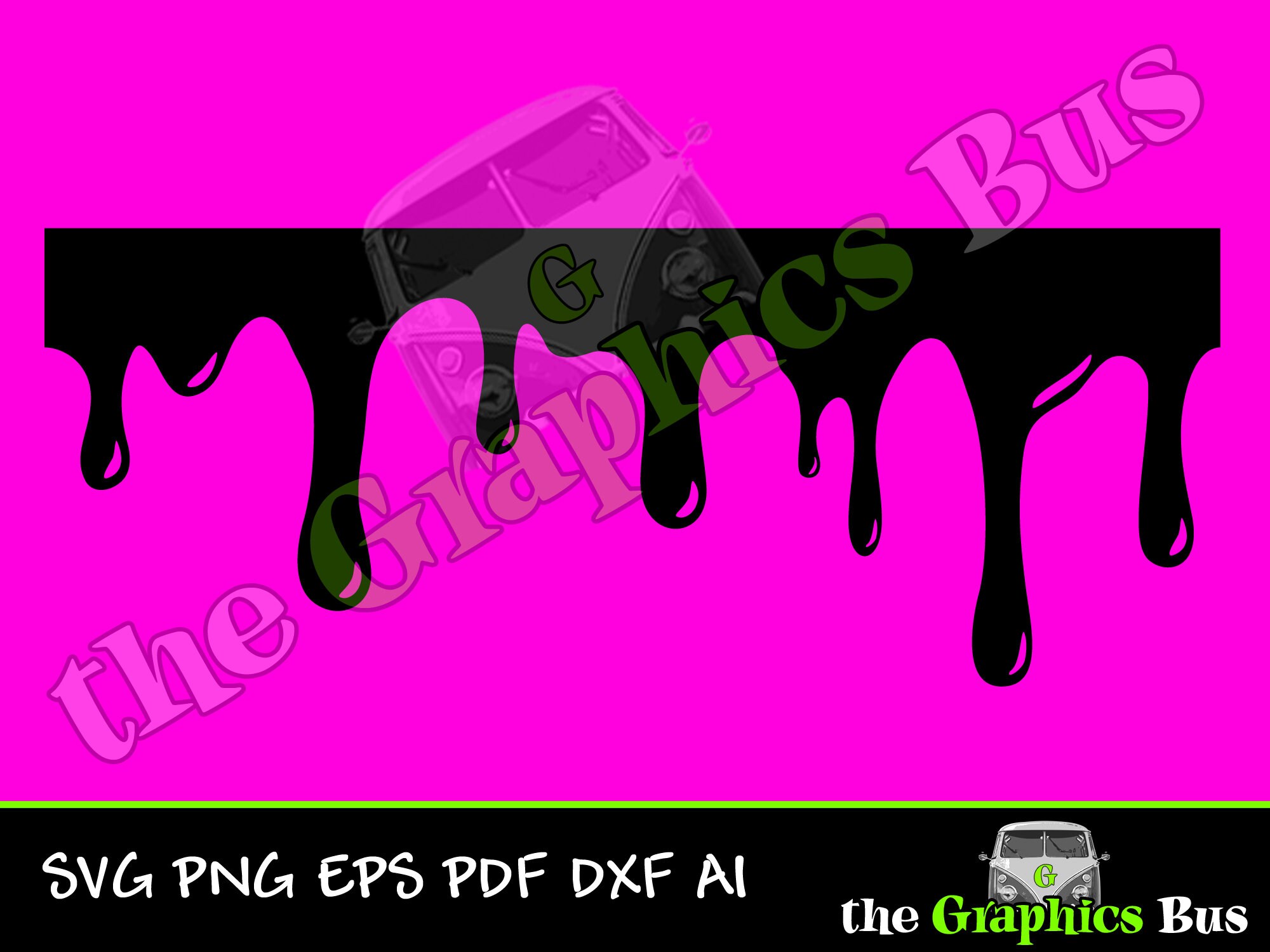 Blood Drip Seamless Repeating Border Pattern for Halloween Honey Runny ...
