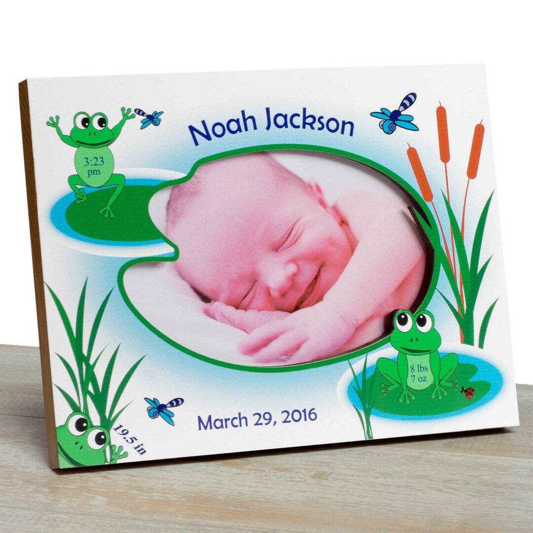 Personalized Baby Picture Frame, Baby Boy Picture Frame, New Baby Boy ...