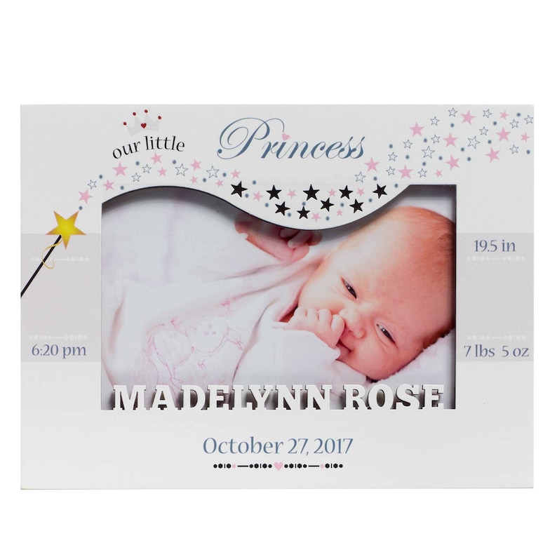 Baby Girl Personalized Frame Baby Girl Picture Frame New - Etsy