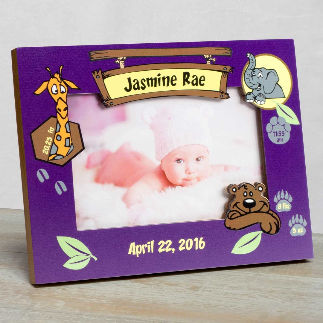 Personalized Baby Picture Frame, Baby Girl Picture Frame,new Baby Girl ...