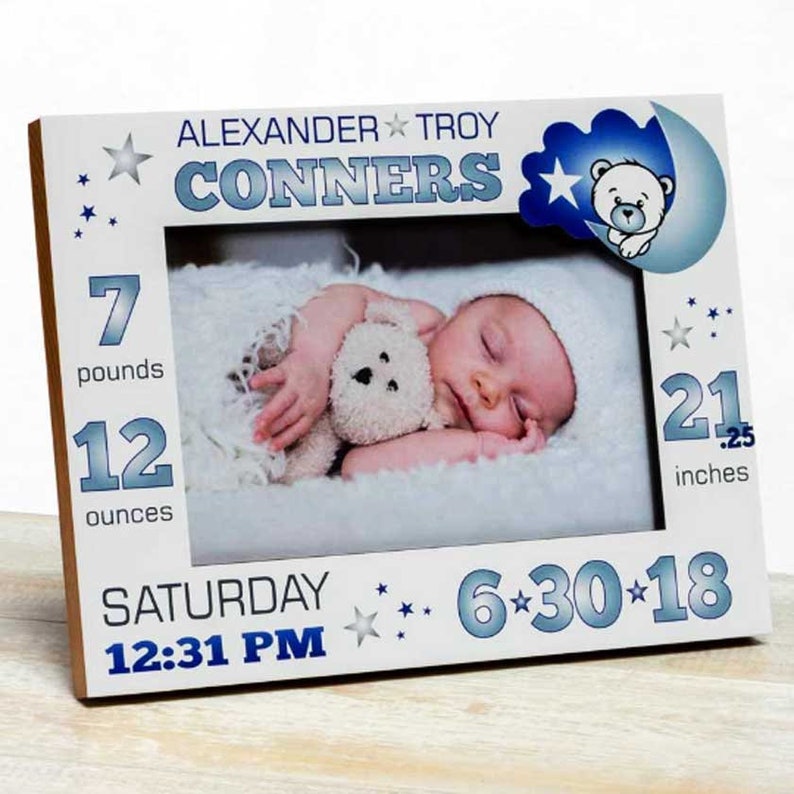 Personalized Baby Picture Frame Baby Girl Picture Frame New | Etsy