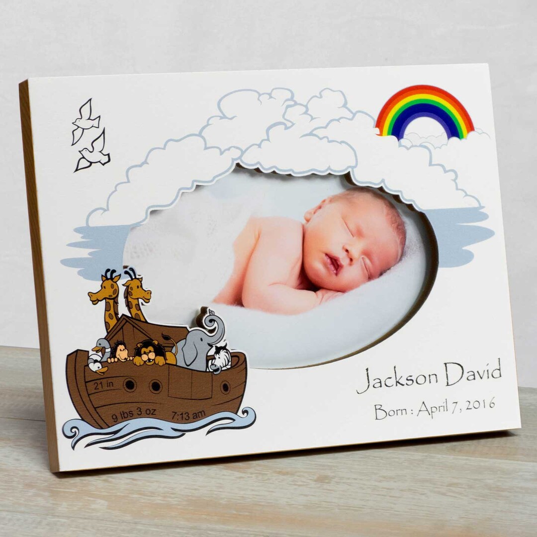 Personalized Baby Picture Frame, Baby Boy Picture Frame, New Baby Boy ...