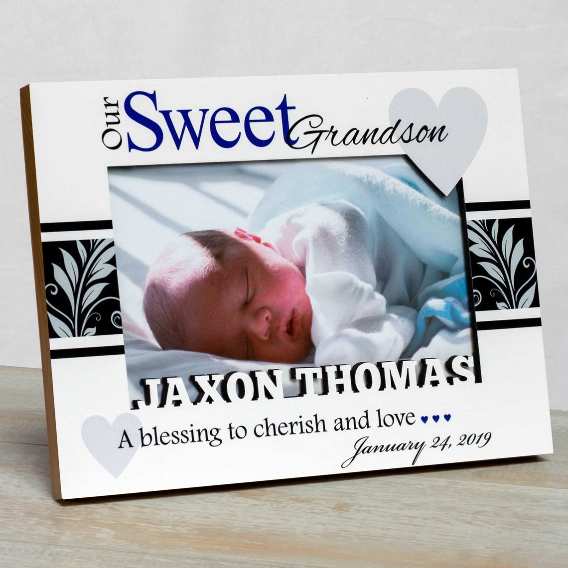 Personalized Baby Picture Frame First Grandchild Frame - Etsy