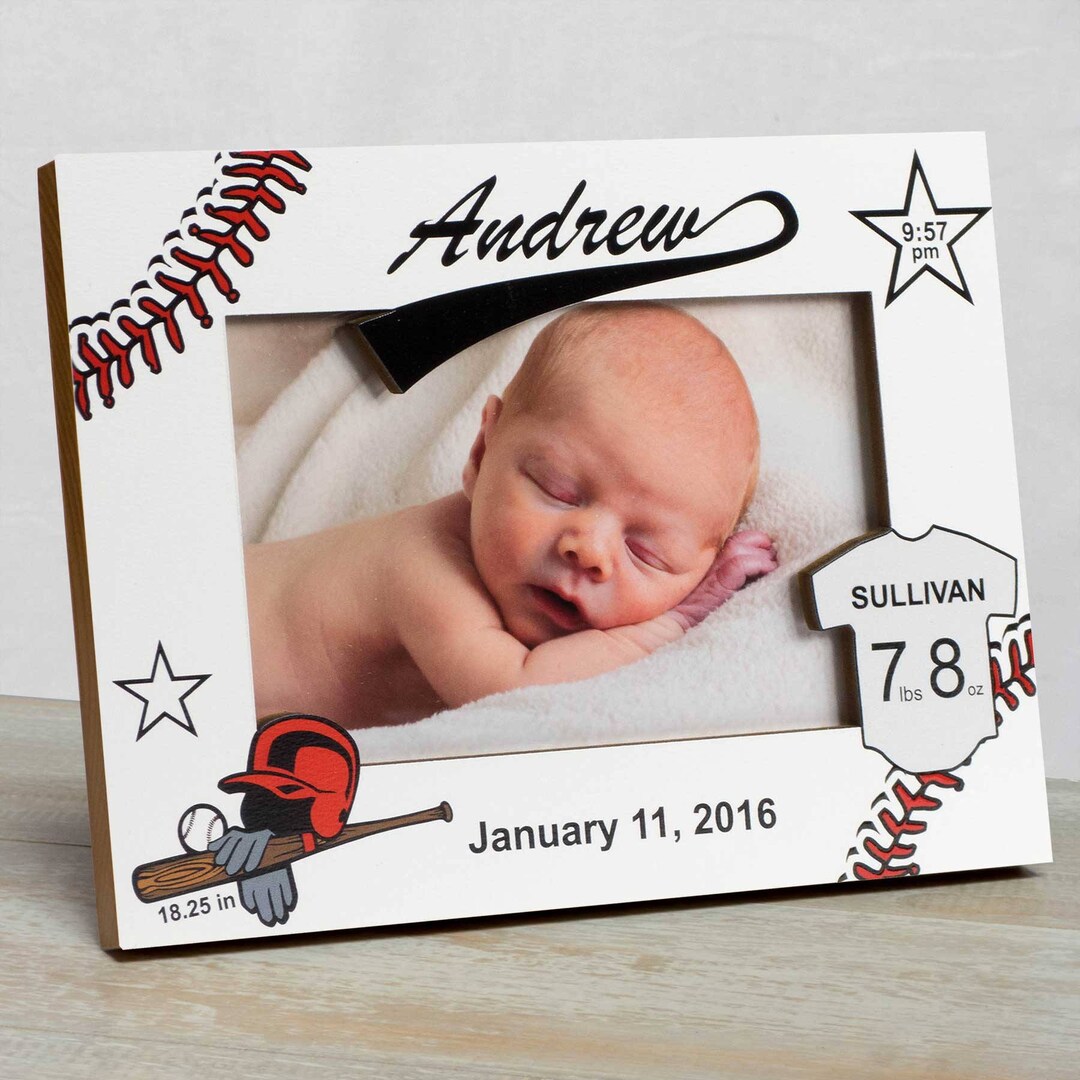 Personalized Baby Picture Frame, Baby Boy Picture Frame, New Baby Boy ...