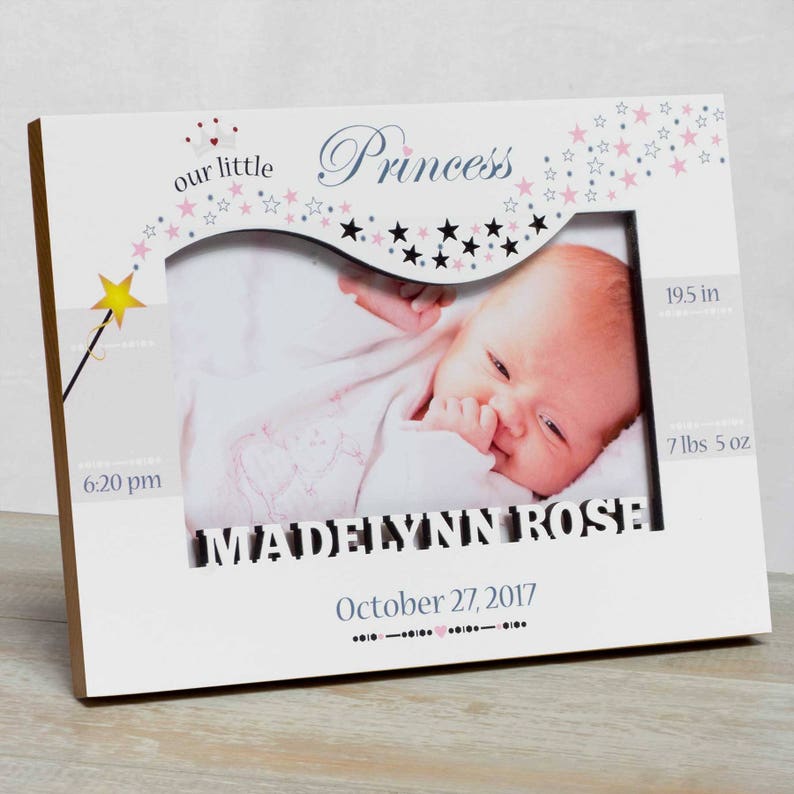 Baby Girl Personalized Frame Baby Girl Picture Frame New - Etsy