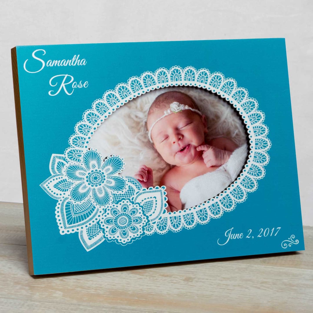 Personalized Baby Picture Frame,baby Girl Picture Frame, Baby Girl ...