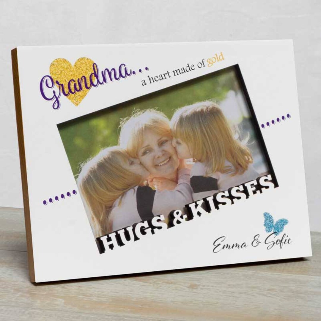 Grandma Personalized Picture Frame, Grandma Picture Frame, Grandmother ...