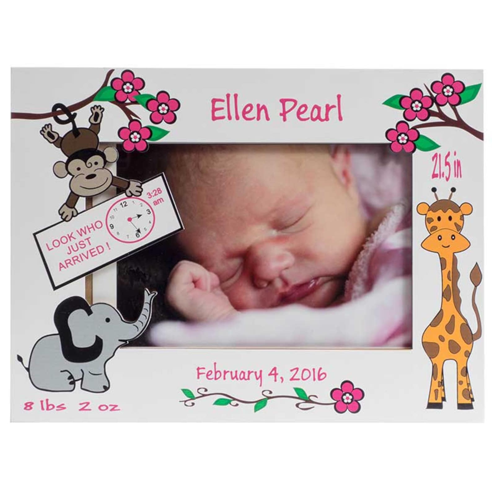 Personalized Baby Picture Frame Baby Girl Picture Frame New | Etsy