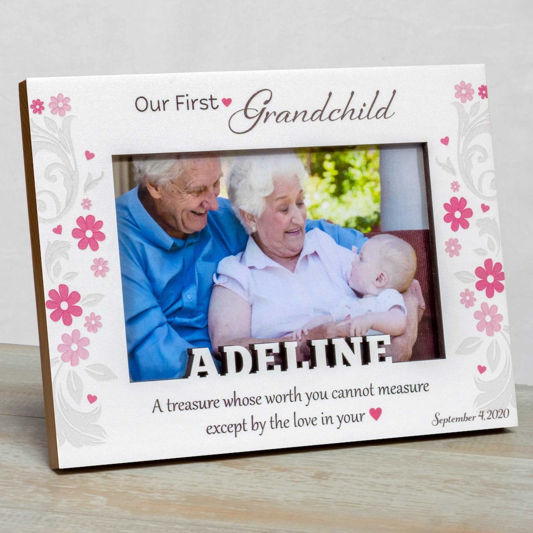 Personalized Baby Picture Frame First Grandchild Frame - Etsy UK
