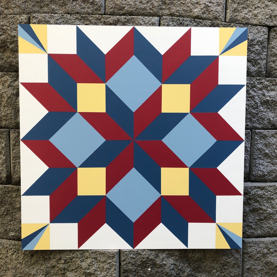 Dutch Rose Barn Quilt | Etsy