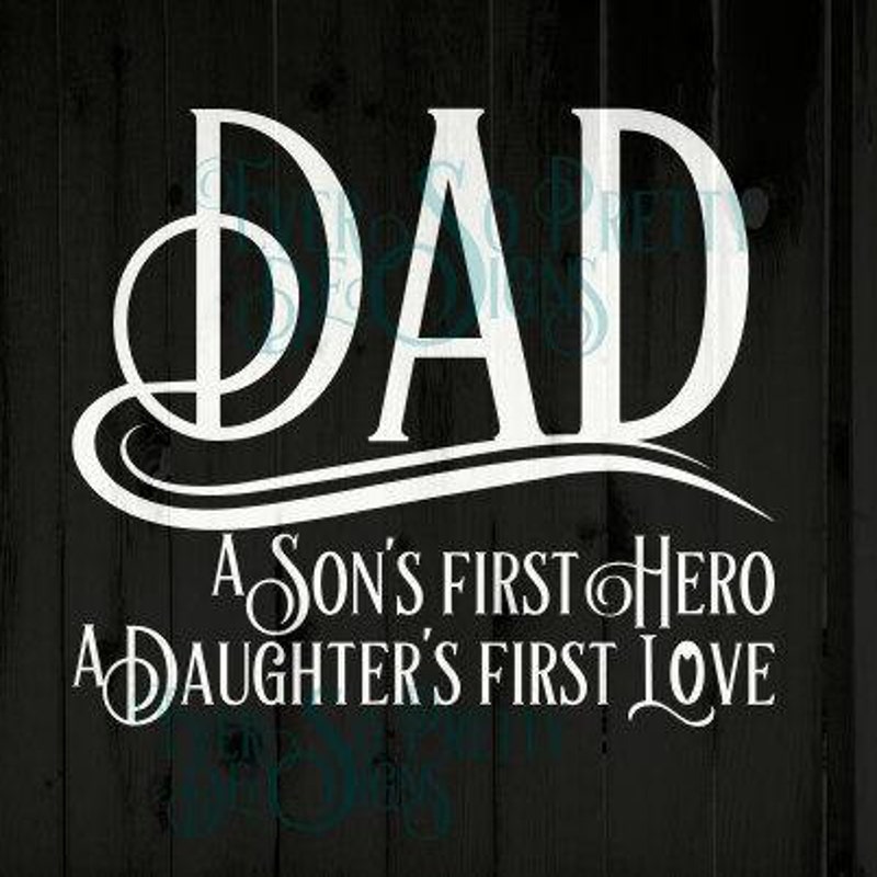 Dad a Sons First Hero - Etsy