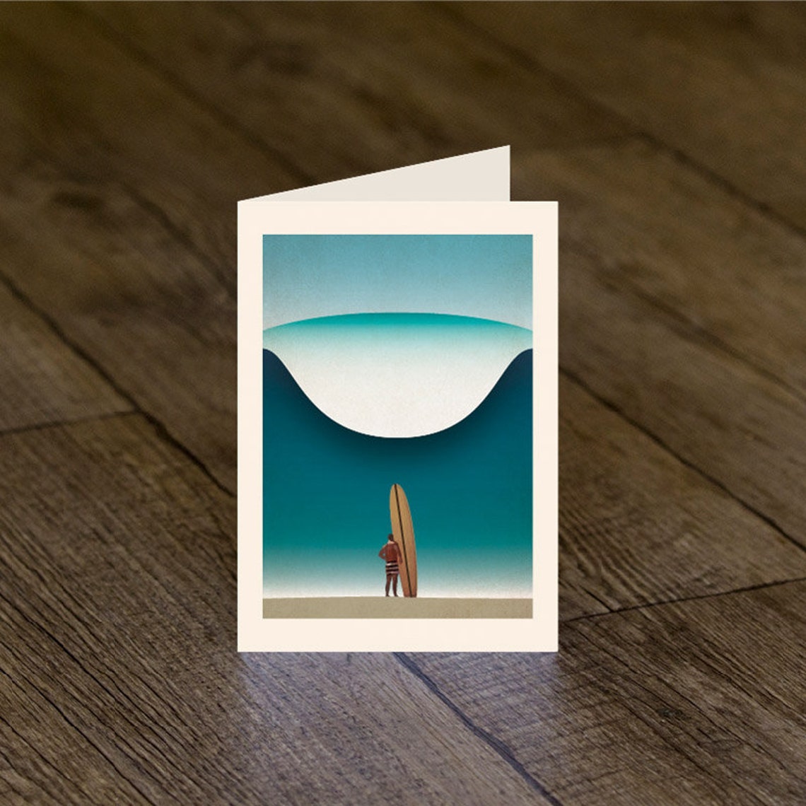 Surfing Themed Greeting Card Birthday Card for a Surfer Surf | Etsy