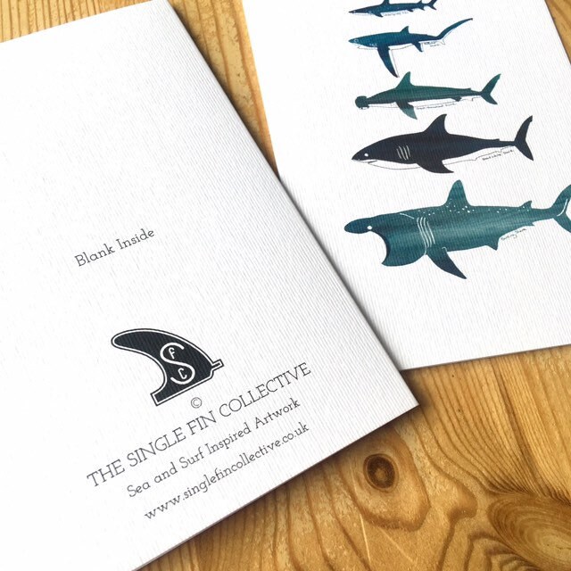 Ray Themed Greeting Card Sealife Inspired Birthday Card Rays | Etsy