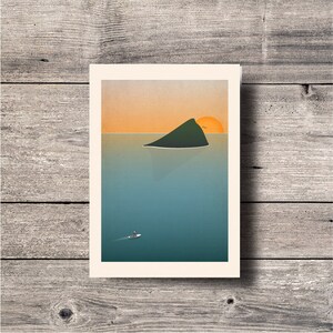 Stand up Paddle Boarding Greeting Card, Birthday Card for a Surfer, SUP ...