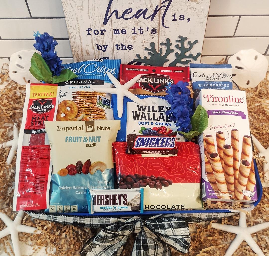 Holiday Thank You Graduation Birthday Gourmet Gift Basket Filled With ...