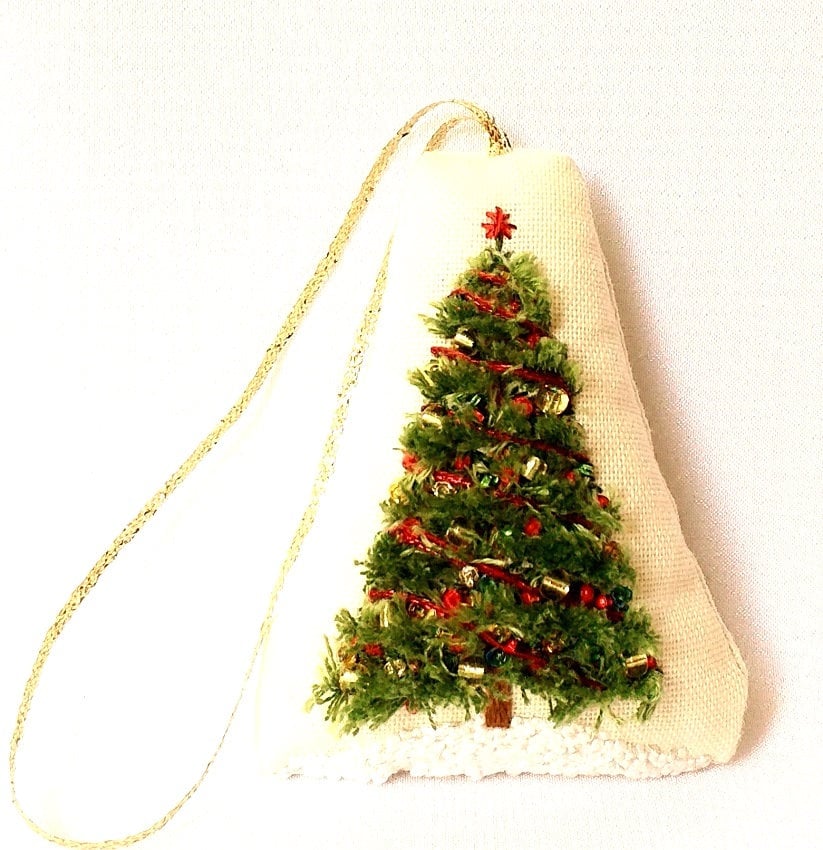 Christmas Tree Embroidery PDF Pattern Download. Small Trees - Etsy