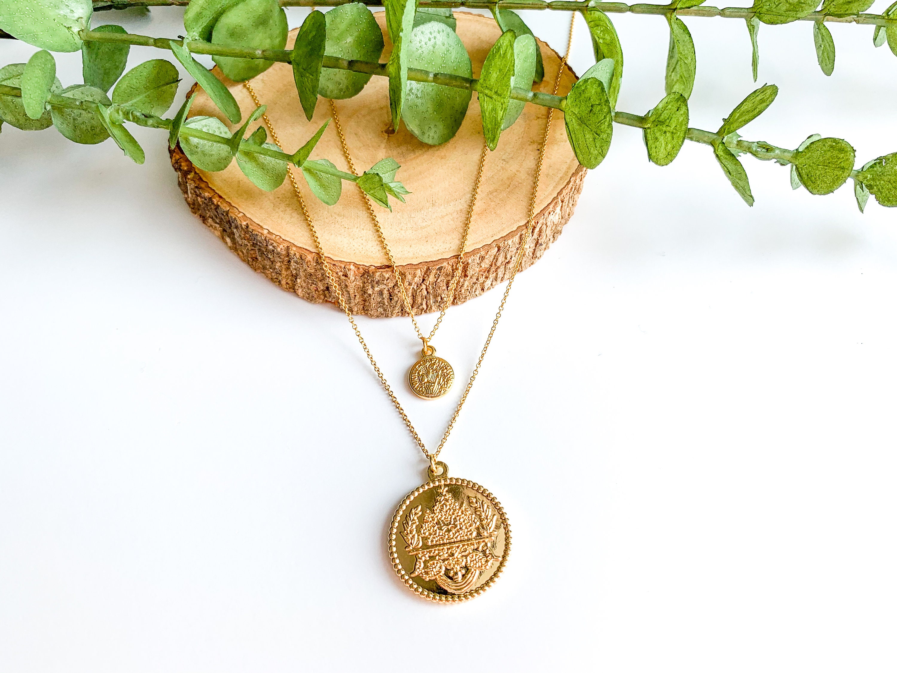 Latin Set "virtute Tua Fiat Pax In" Gold Filled Amulet Pendant ...