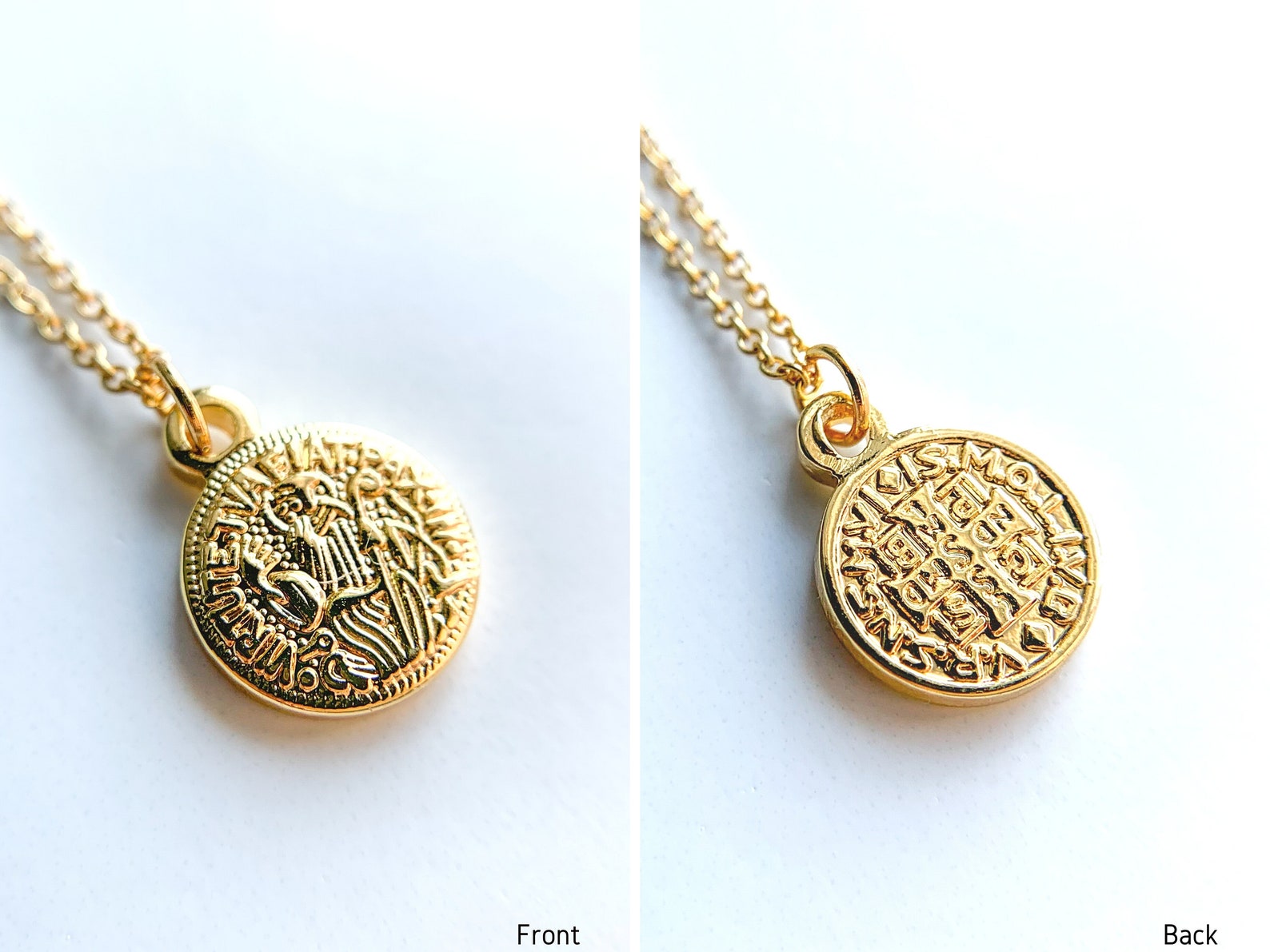 Virtute Tua Fiat Pax in (may There Be Peace in Your Strength) Amulet ...