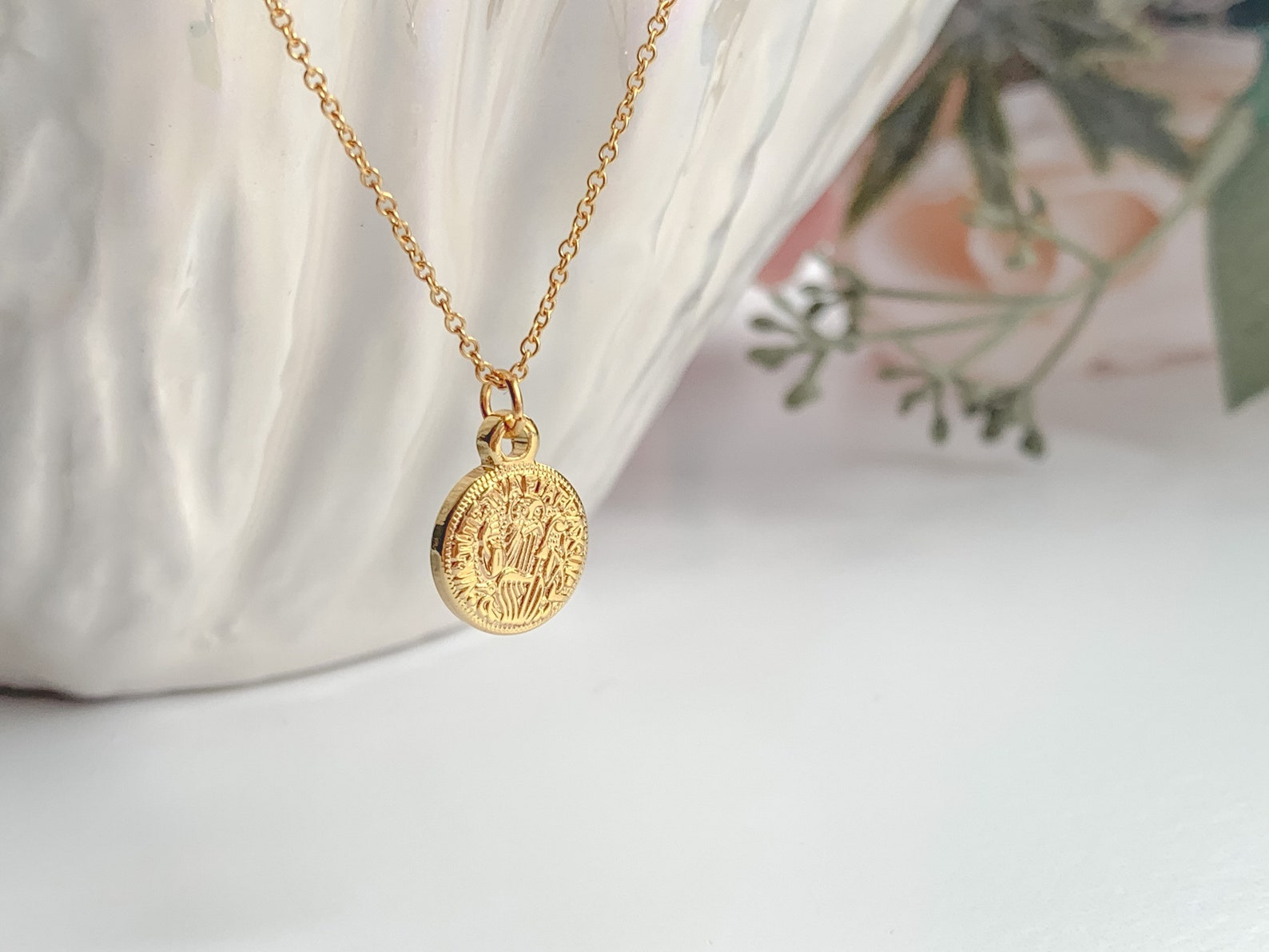 Virtute Tua Fiat Pax in (may There Be Peace in Your Strength) Amulet ...
