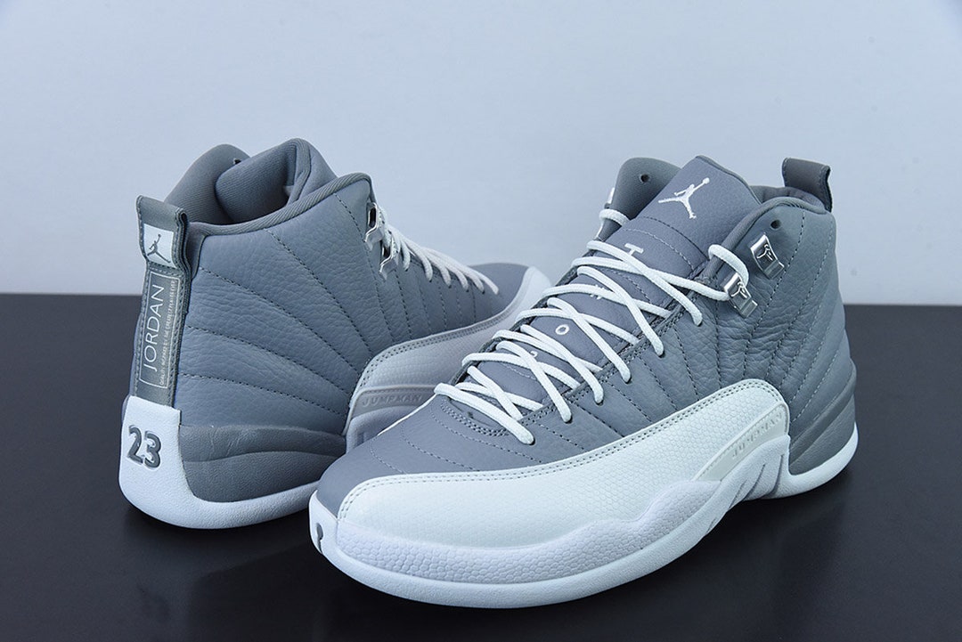 Air Jordan 12 Stealth/white-cool Grey Unisex Sneakers - Etsy