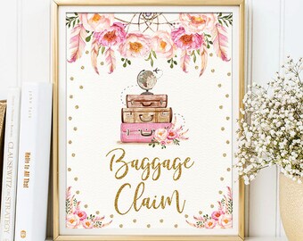 Baggage claim sign | Etsy