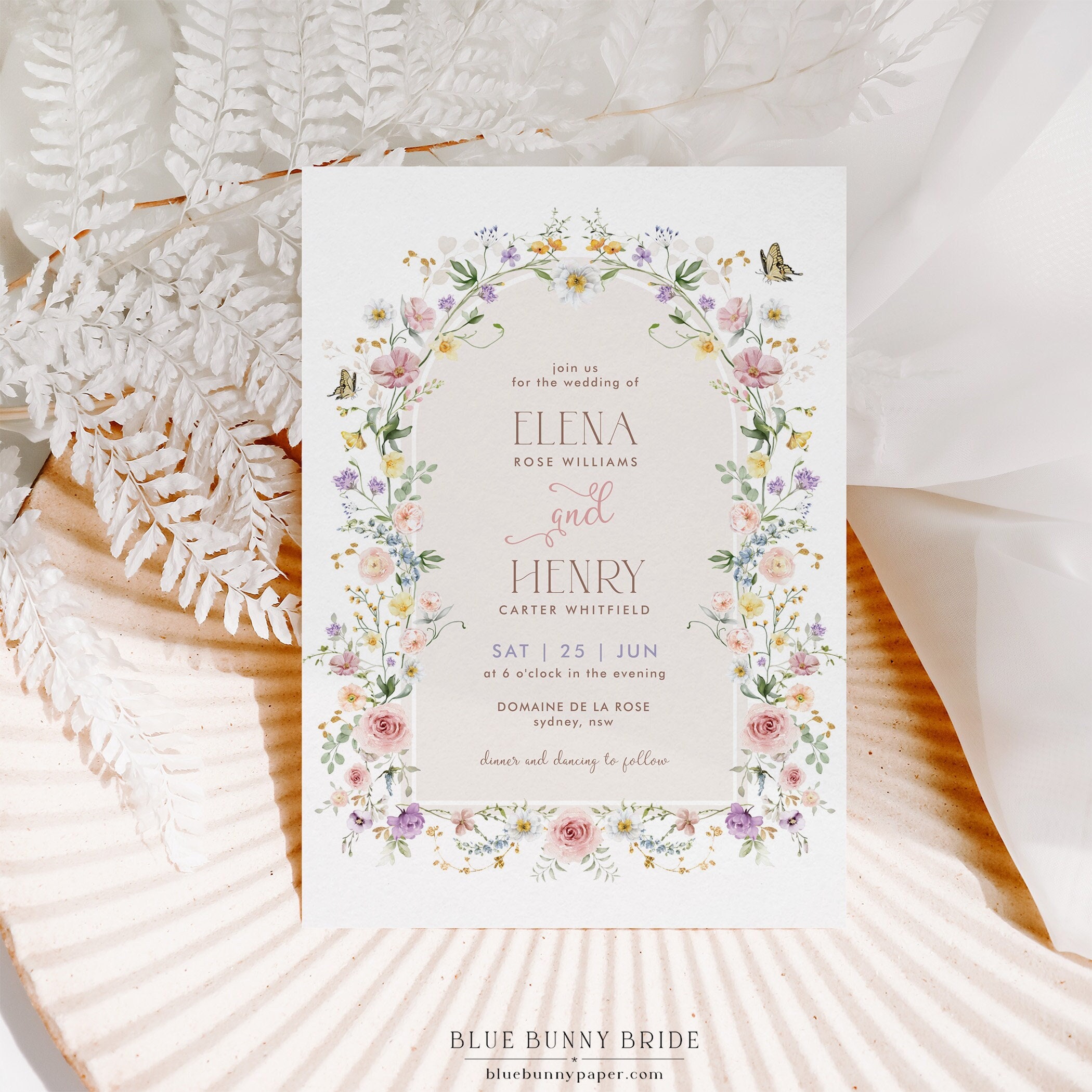 Wwii Wedding Invitations Western Wedding Invitations On Seeded Paper