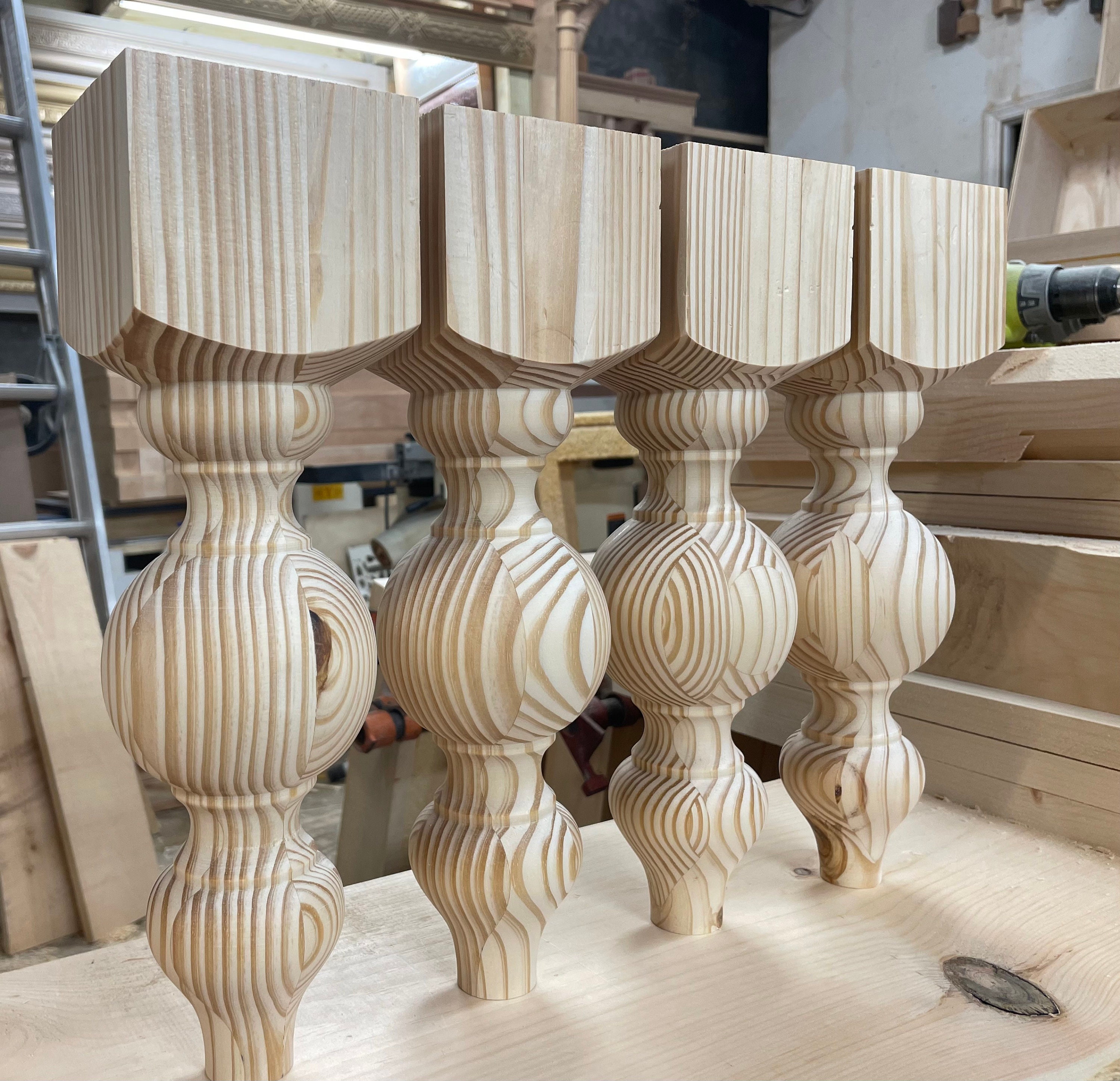 Coffee Legs Table Legs Pine or Bed Legs 14x4 - Etsy