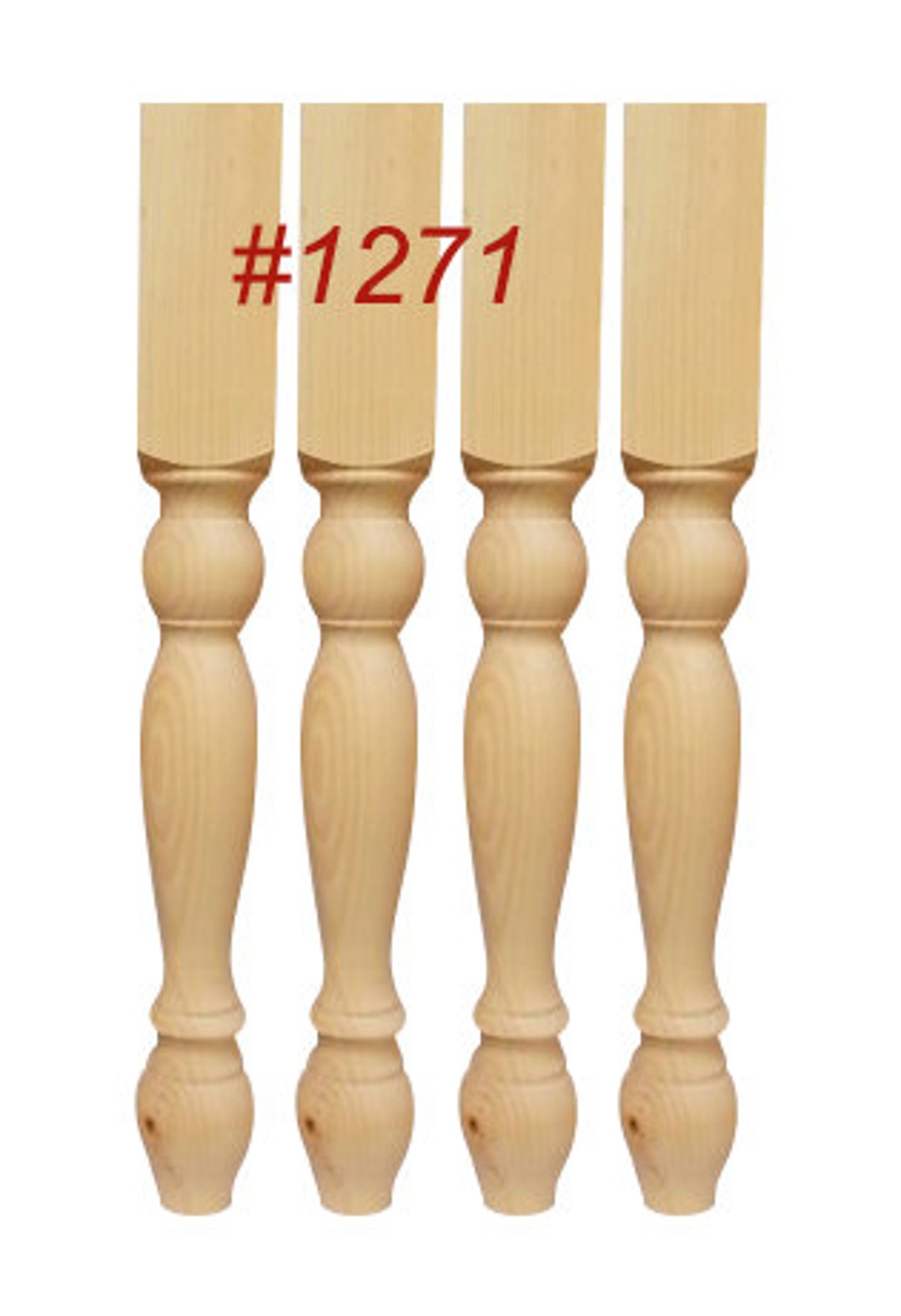 29'' Set of 4 Table Legs Style:1271 - Etsy