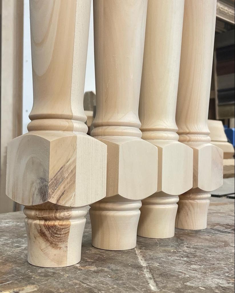 35'' - 29'' X 3''inches Table Island Legs Vanity Legs Style - Etsy