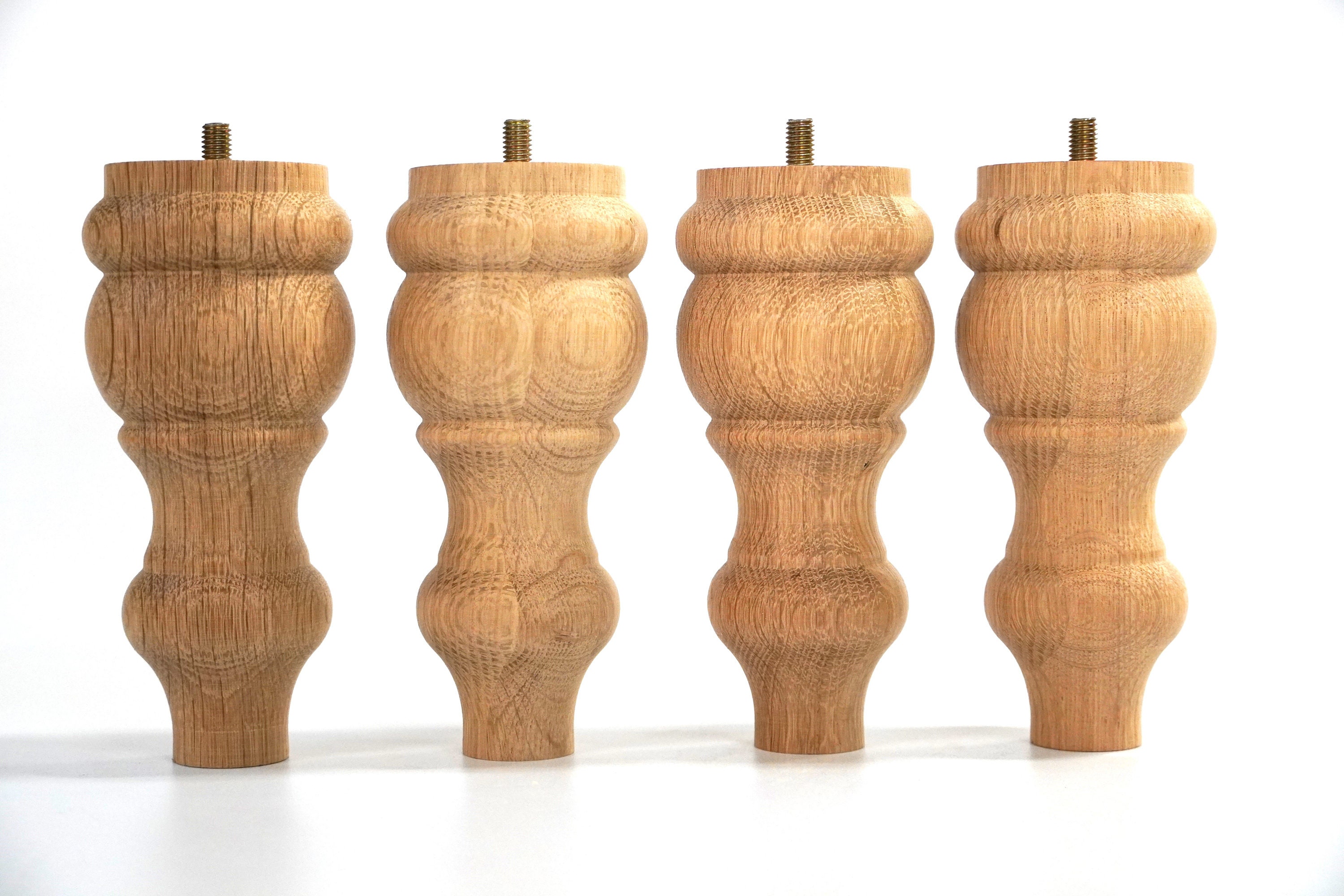 6 X 2 3/4 Ash Sofa Legs or White Oak Legs / Couch Legs/ Furniture Legs ...