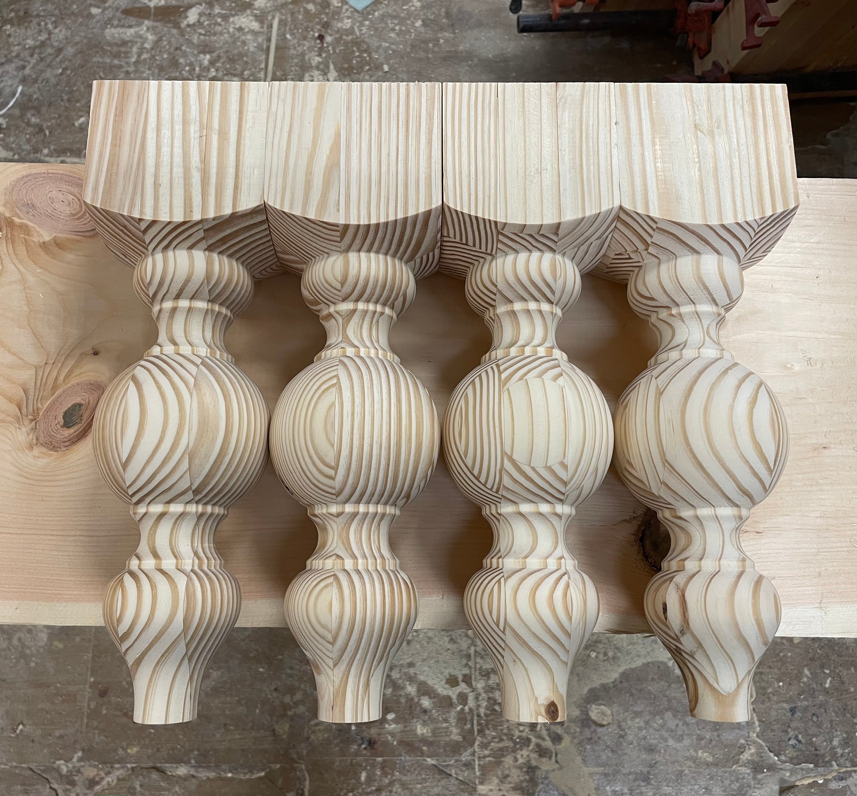 Coffee Legs Table Legs Pine or Bed Legs 14x4 - Etsy