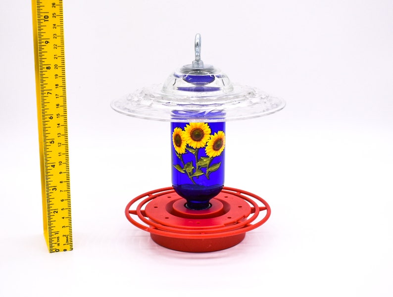 Hummingbird Feeder with No Drip-Bee Free Blue 8 oz Bottle | Etsy