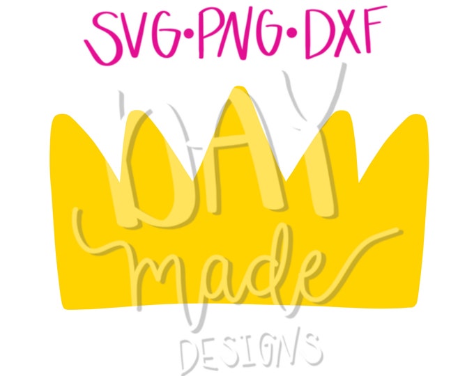 Crown SVG, Solid Crown SVG, Princess SVG - Etsy