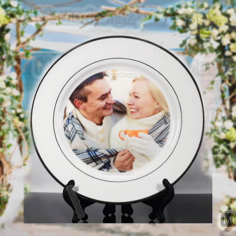 Gold Rim Wedding Plate - Etsy