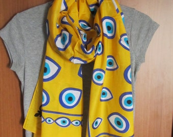 Evil eye scarf | Etsy
