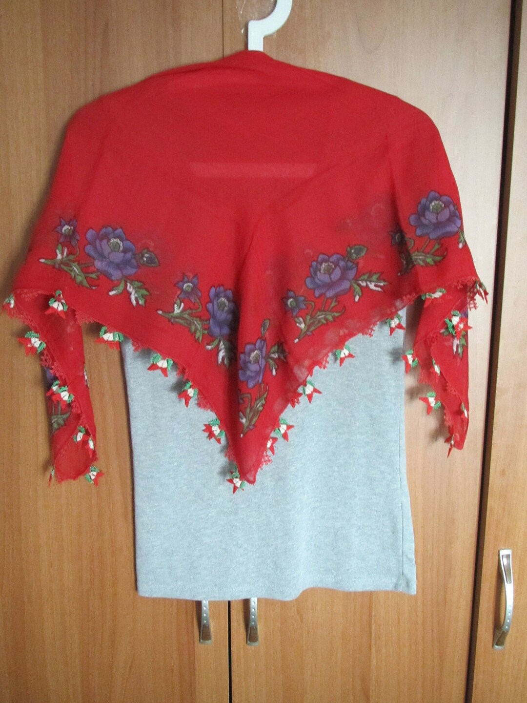 Traditional Turkish Oya Scarf With Needle Lace Trim,turkish Head Scarf ...