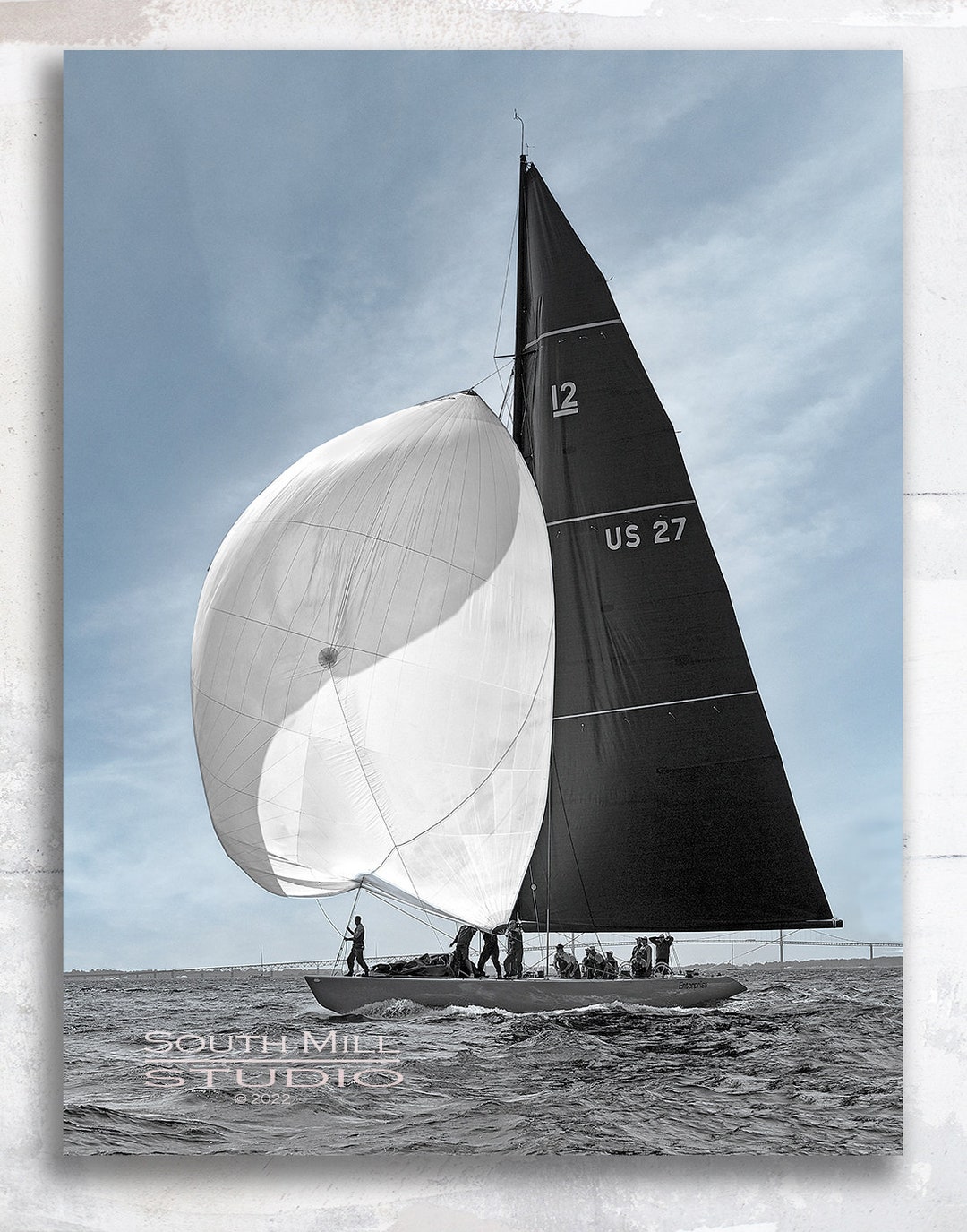 Sailboat, Sailing, Spinnaker, Yacht Racing, 12 Metre, Nautical ...