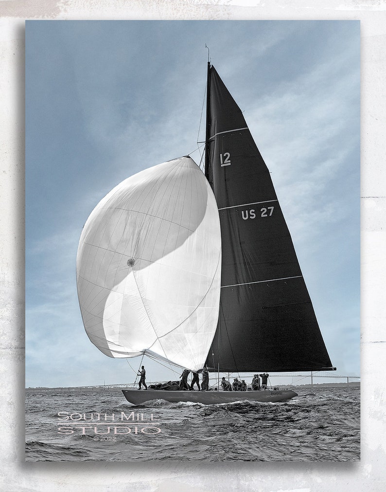 Sailboat, Sailing, Spinnaker, Yacht Racing, 12 Metre, Nautical ...