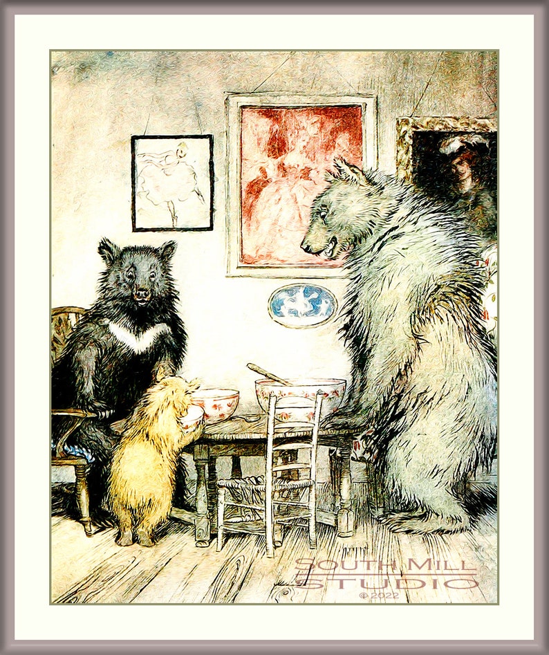 Goldilocks and the Three Bears, Fairy Tale, Illustration, Children's ...