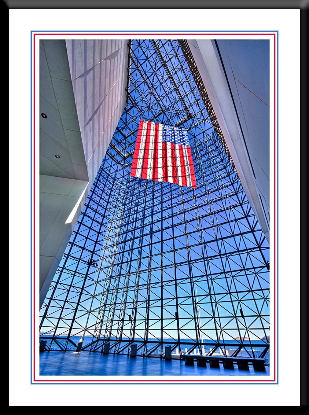 American Flag Photography, JFK Library Photograph, JFK, Flag Photo ...