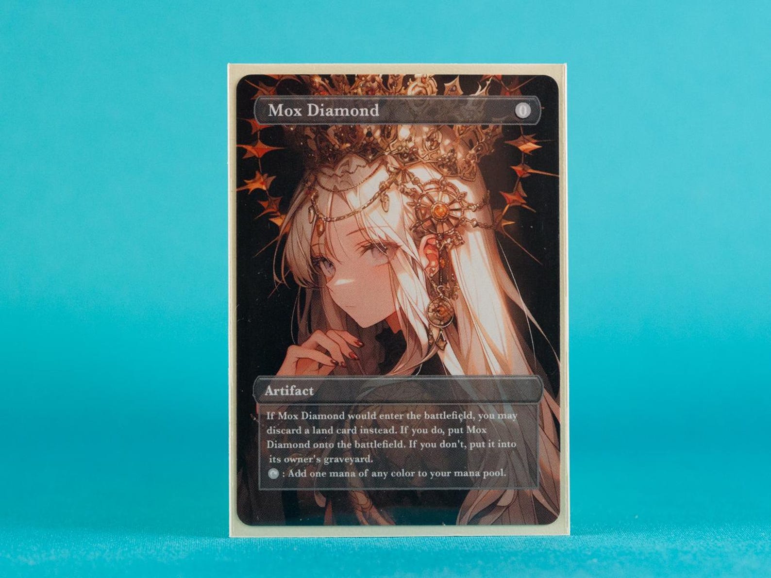 Mox Diamond Proxy - Anime Style Trading Card - Etsy