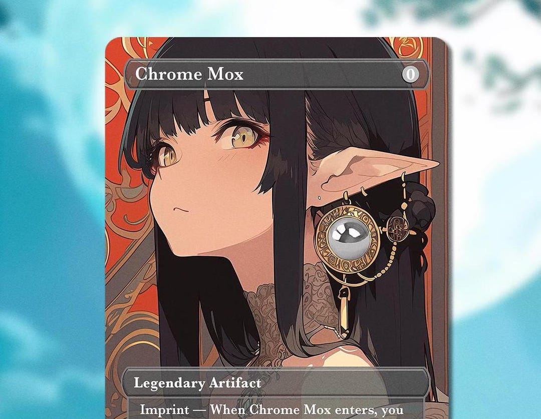 Chrome Mox Anime MTG Proxy Card - Etsy